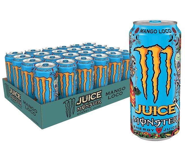 MONSTER ULTRA MANGO loco Energy Drink ,Pack of 24 x 500 mL. £35.99 ...