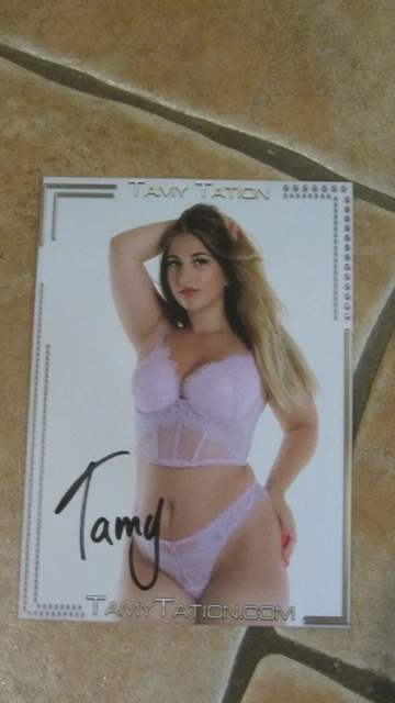 TAMY TATION ORIGINALSIGNIERTE Autogrammkarte Venus Star 2023 EUR 2,00 - PicClick DE