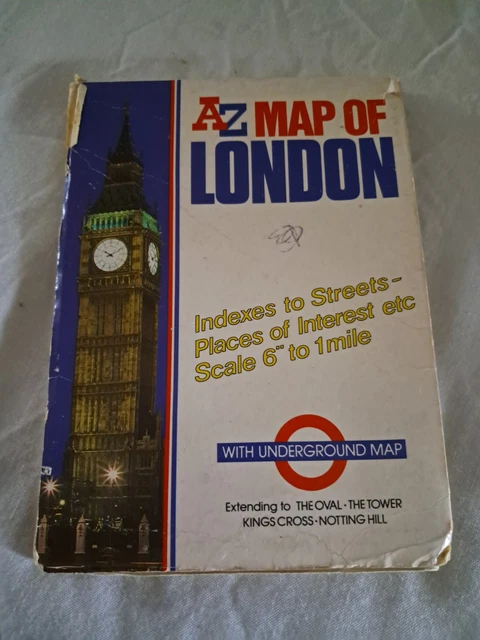 AZ MAP OF London Places of Interest, w/ Underground Map Edition 12 ...