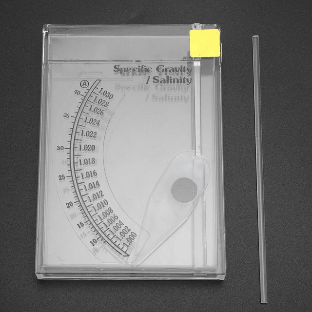 (DEFAULT)SALT METER SEA Hydrometer Saltwater Accurate Specific Gravity ...