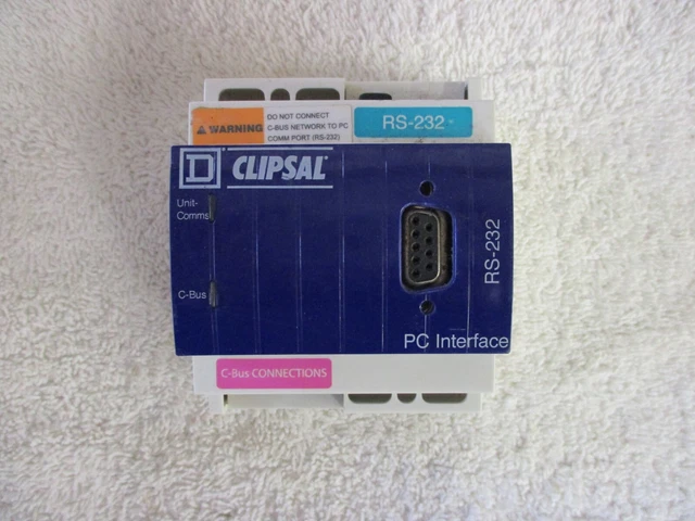 SQUARE D CLIPSAL PC Interface RS-232 SLC5500PC EUR 281,58 - PicClick FR