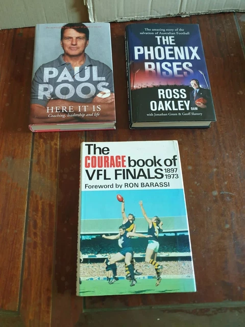 3X VFL AFL Aussie Rules Australian Football ~ All HARDCOVER Books Mixed ...