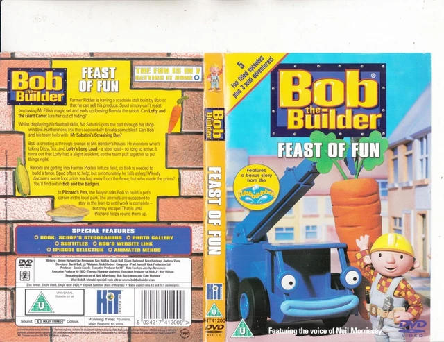 BOB THE BUILDER-FEAST of Fun-2004-[5 Episodes]-Animated BTB-DVD EUR 17 ...