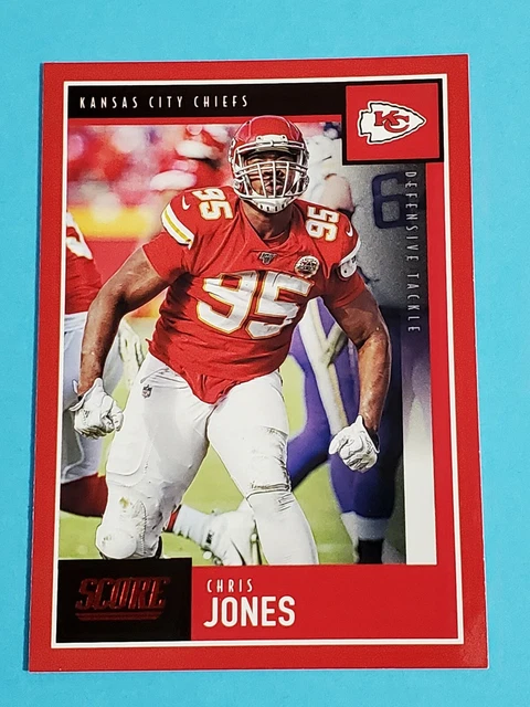 2020 PANINI SCORE ROUGE (Fat Pack Exclusif) Chris Jones Kansas City ...