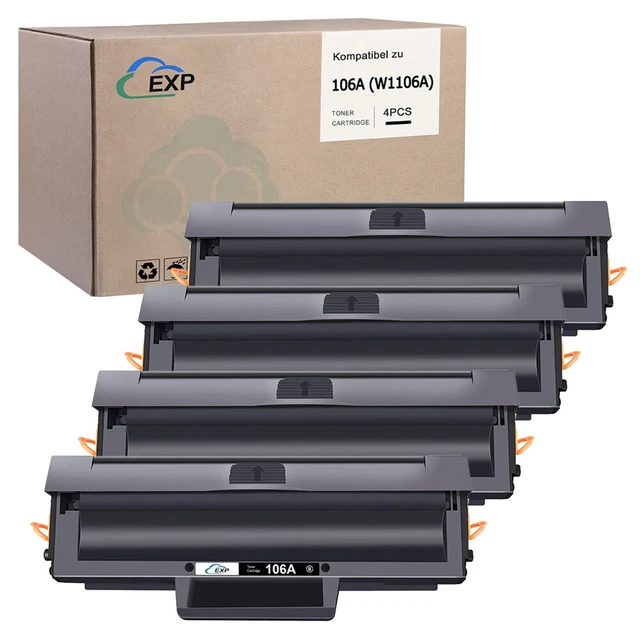 XXL TONER FÜR HP 106A W1106A Mit Chip Laser MFP 135wg 137fwg 135ag 137fnw 138fnw EUR 15,90 ...
