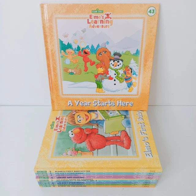 SESAME STREET ELMO'S Learning Adventure Books x 10 Hardcovers EUR 30,93 ...