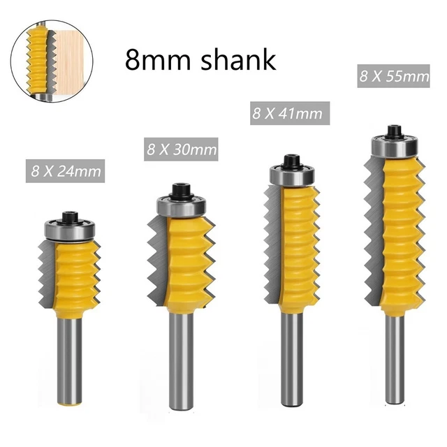 ADVANCED 8MM SHANK Raised Panel V Joint Router Bit for Smooth Stock ...