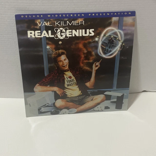 REAL GENIUS MOVIE LASER DISC VAL KILMER Widescreen, Classic 80s Film ...
