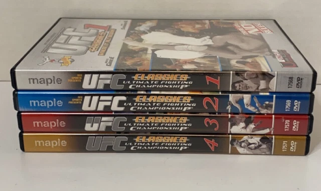 UFC CLASSICS COLLECTION Where It All Began Vol. 1-4 (DVD, 2007 - 4 ...