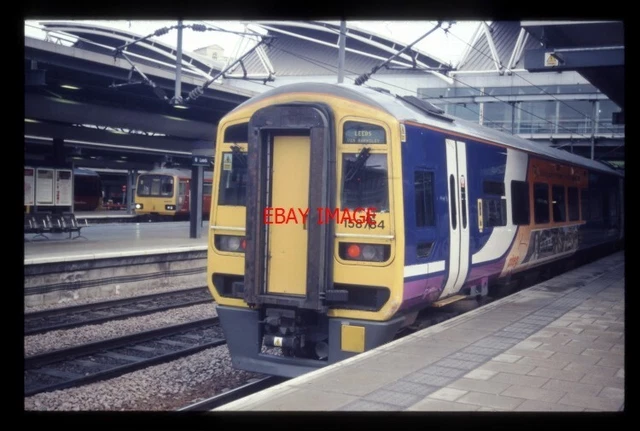 ORIGINAL 35MM SLIDE BR CLASS 158 UNIT 158784 AT MANCHESTER PICADDILLY £ ...
