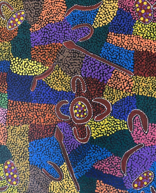 ABORIGINAL ART RODNEY Cook Mpetyane EUR 45,44 - PicClick FR