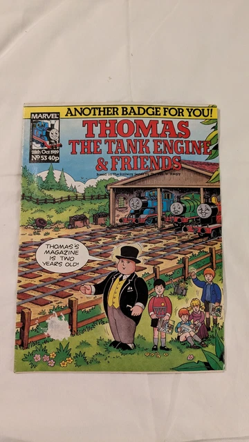 VINTAGE THOMAS THE Tank Engine & Friends Magazine Comic No 53 Marvel ...