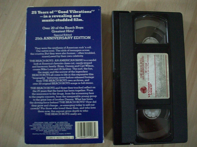BEACH BOYS: AN American Band VHS 1986 25th Anniversary Edition Brian ...