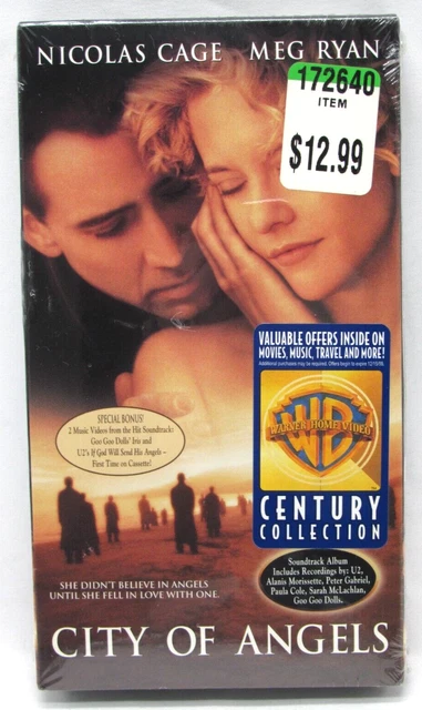 CITY OF ANGELS VHS 1999 Nicolas Cage Meg Ryan New Factory Sealed ...