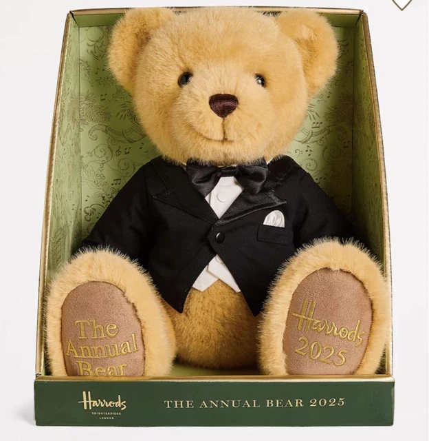 HARRODS ANNUAL BEAR 2025 Henry Ltd Ed New in Box London Store Exclusive ...