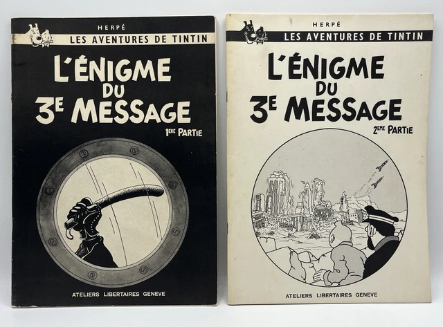 L’ÉNIGME DU 3° Message 1 & 2 (Pastiche Tintin) - EO Ateliers ...