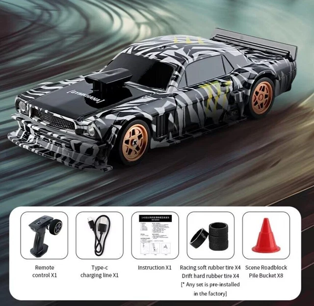 ORIGINAL MINI RACING Car 2.4G RC Drift Car 1/43 4WD Remote Control Car ...