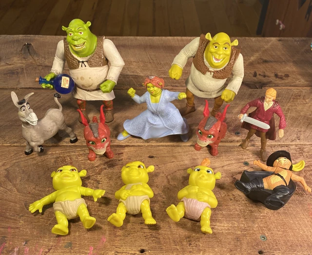 DREAMWORKS MCDONALD’S SHREK & Friends Toys & Action Figure Lot of 11 ...