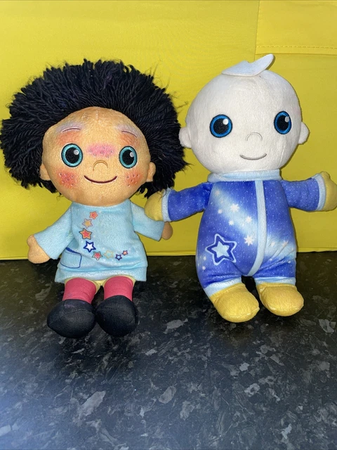 CBEEBIES HASBRO MOON And Me Soft Plush Pepi Nana & Moon Baby Talking ...