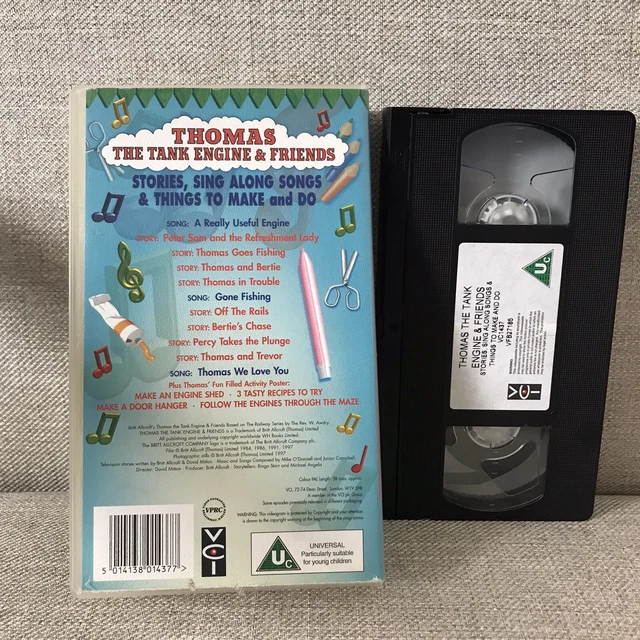 THOMAS THE TANK Engine & Friends Playtime Vhs Video - Stories Sing ...