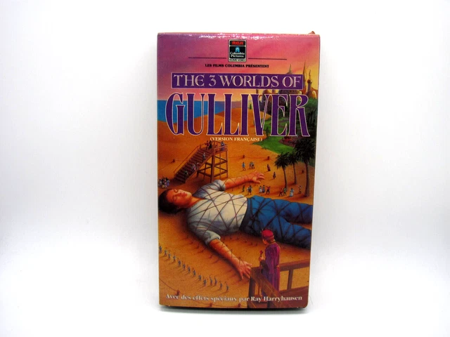 THE 3 WORLDS Of Gulliver (VHS)(French) Tested $7.99 - PicClick CA