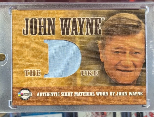 JOHN WAYNE &THE Duke" Authentic Worn Oxford Shirt W/ Stitching Swatch ...
