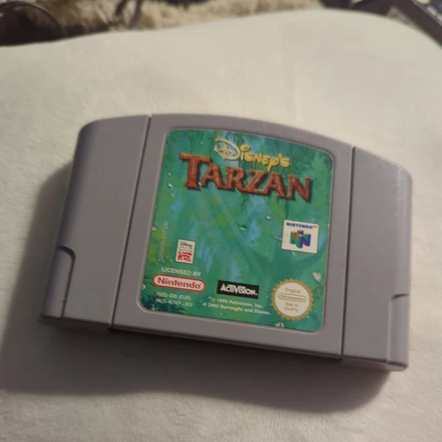 DISNEY TARZAN N64 Cart Nintendo 64 PAL UK Game Cartridge Only - **RARE ...