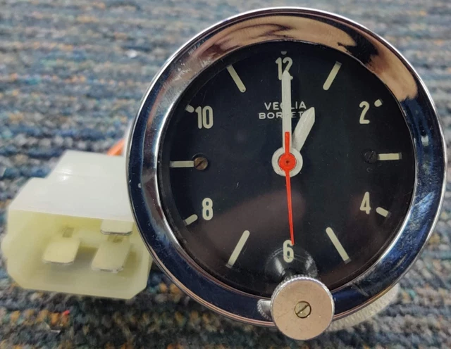 CLOCK INSTRUMENT VEGLIA Borletti Ferrari Maserati Lamborghini Fiat 12V ...