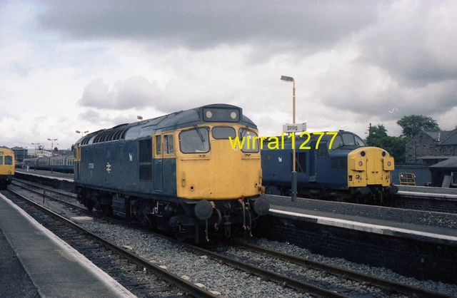 ORIGINAL RAILWAY PHOTOGRAPHIC negative Class 27 27038 at Stirling £3.00 ...