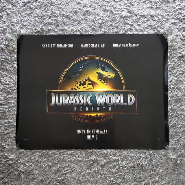 JURASSIC WORLD REBIRTH (2025) - UK Quad Movie Poster - 40 x 30" (Double ...