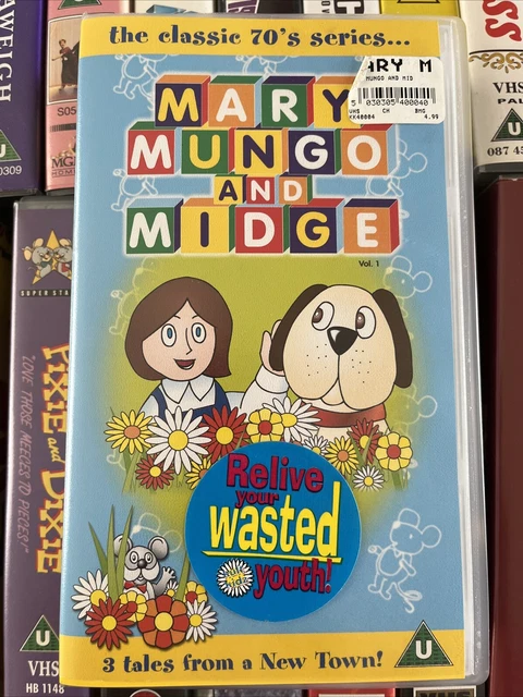 MARY, MUNGO AND Midge Vhs Video Pal 70’s Retro Cartoon Kult Kidz £1.50 ...