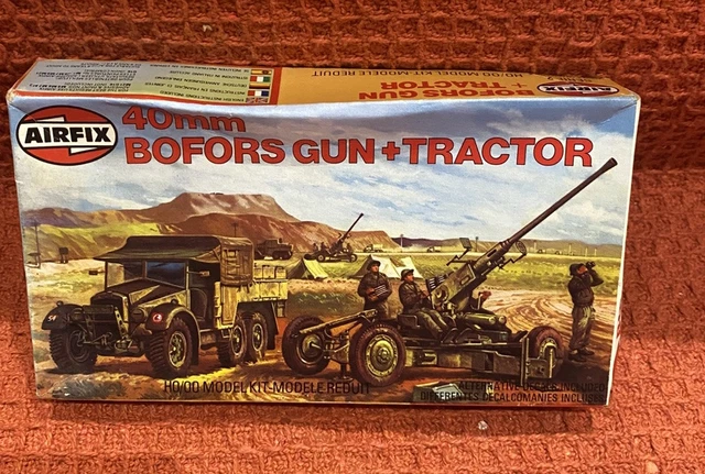 AIRFIX 02314 BOFORS 40mm Gun & Tractor 1:72 Vintage £19.44 - PicClick UK