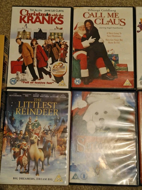 CHRISTMAS DVD BUNDLE Collection + Family Guy Disney Santa Paws Pooh ...