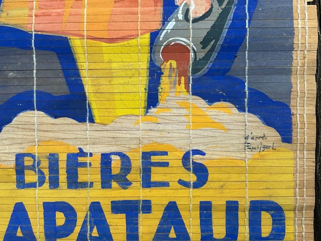 ANCIENNE PUBLICITÉ BIÈRES Mapataud Bertrand Mapataud 1928 Limoges Paul ...