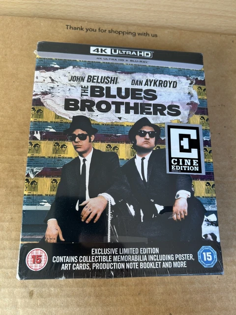 THE BLUES BROTHERS 4K UHD Blu-ray Cine Limited Collectors Edition NEW ...