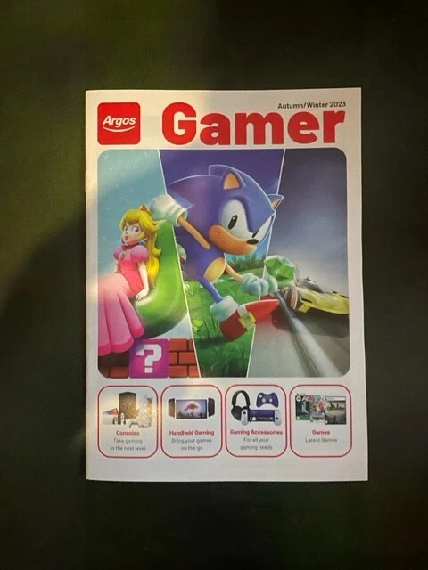 ARGOS GAMER ISSUE Winter 2023 Sonic The Hedgehog / Starfield - New! £3. ...