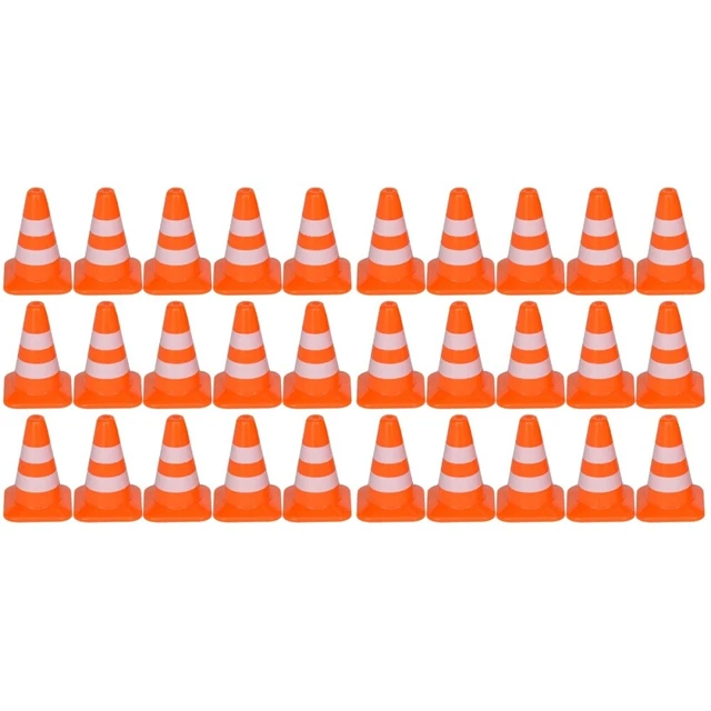 42 MINI CONI e cartelli in plastica per giocattolo da costruzione fai ...