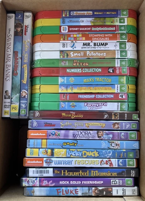 24 KIDS DVDS Kids Children Movies Bundle Bulk Lot -PRE OWNED #900 $49. ...
