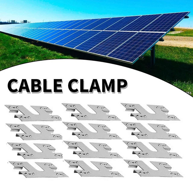 SOLAR PANEL CABLE Clamp/PV Grounding Gasket Conductive Sheet/For Roof ...