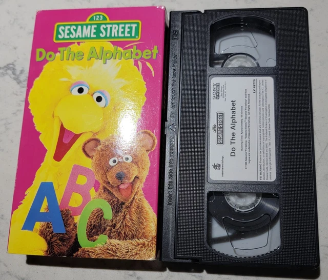 SESAME STREET DO THE ALPHABET Vhs Video Tape 1996 Jim Henson Muppets ...