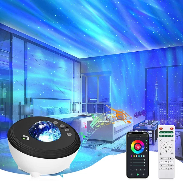 LED GALAXY PROJECTOR Light Starry Sky Star Bluetooth Music Night Light w/ Remote £17.90 ...
