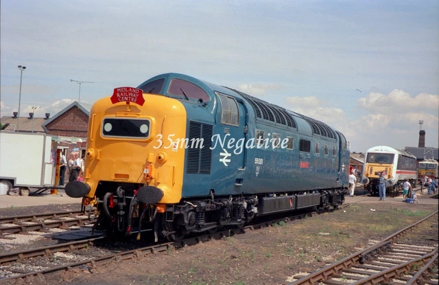 BRITISH RAILWAYS DELTIC DIESEL LOCOMOTIVE '55001' 35mm.NEGATIVE ...