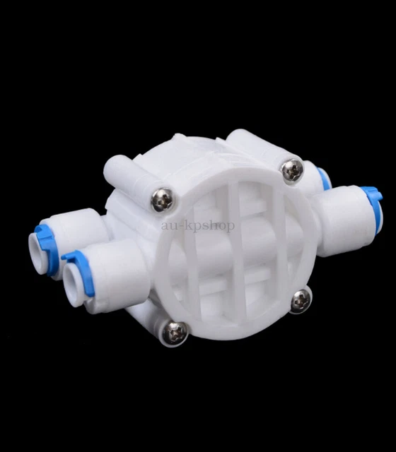 4 WAY 1/4 Port Auto Shut Off Valve For RO Reverse Osmosis Water Filter ...