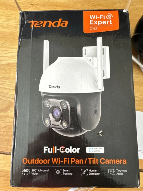 TENDA CH3-WCA 1080P Outdoor Wi-Fi Pan/Tilt Camera Full-Color Smart ...
