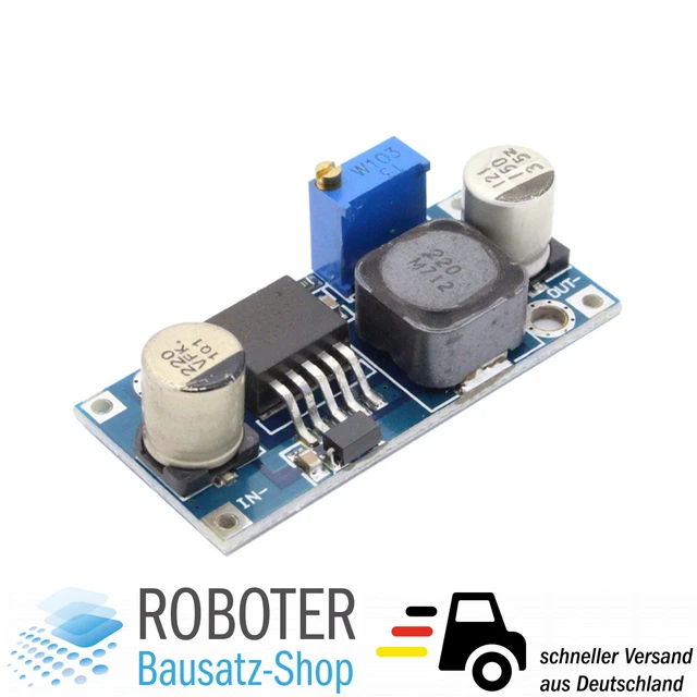 SPANNUNGSWANDLER LM2596 2-3A DC-DC Step-Down Regler einstellbar Arduino DIY EUR 3,65 - PicClick DE