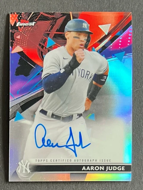 2021 TOPPS FINEST #FA-AJ Aaron Judge autografo - Yankees EUR 341,10 ...