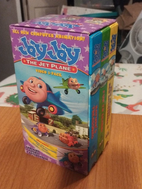 JAY JAY THE Jet Plane VHS 3 pk. (Nature's Treasures, Fun To Learn!, New ...