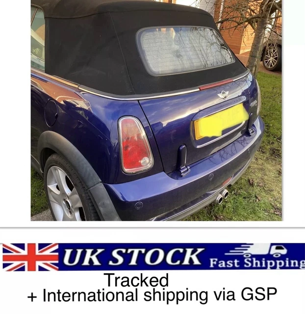 BMW MINI ONE Cooper S Convertible R52 R57 rear soft top roof weather ...