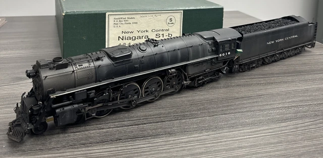 SOUTHWIND MODELS S Scale Brass SWM-S3 NYC Niagara S1-b 4-8-4 - Factory ...
