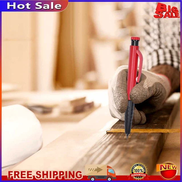 PORTABLE MECHANICAL PENCIL Ergonomic Design Easy Use for Carpentry ...